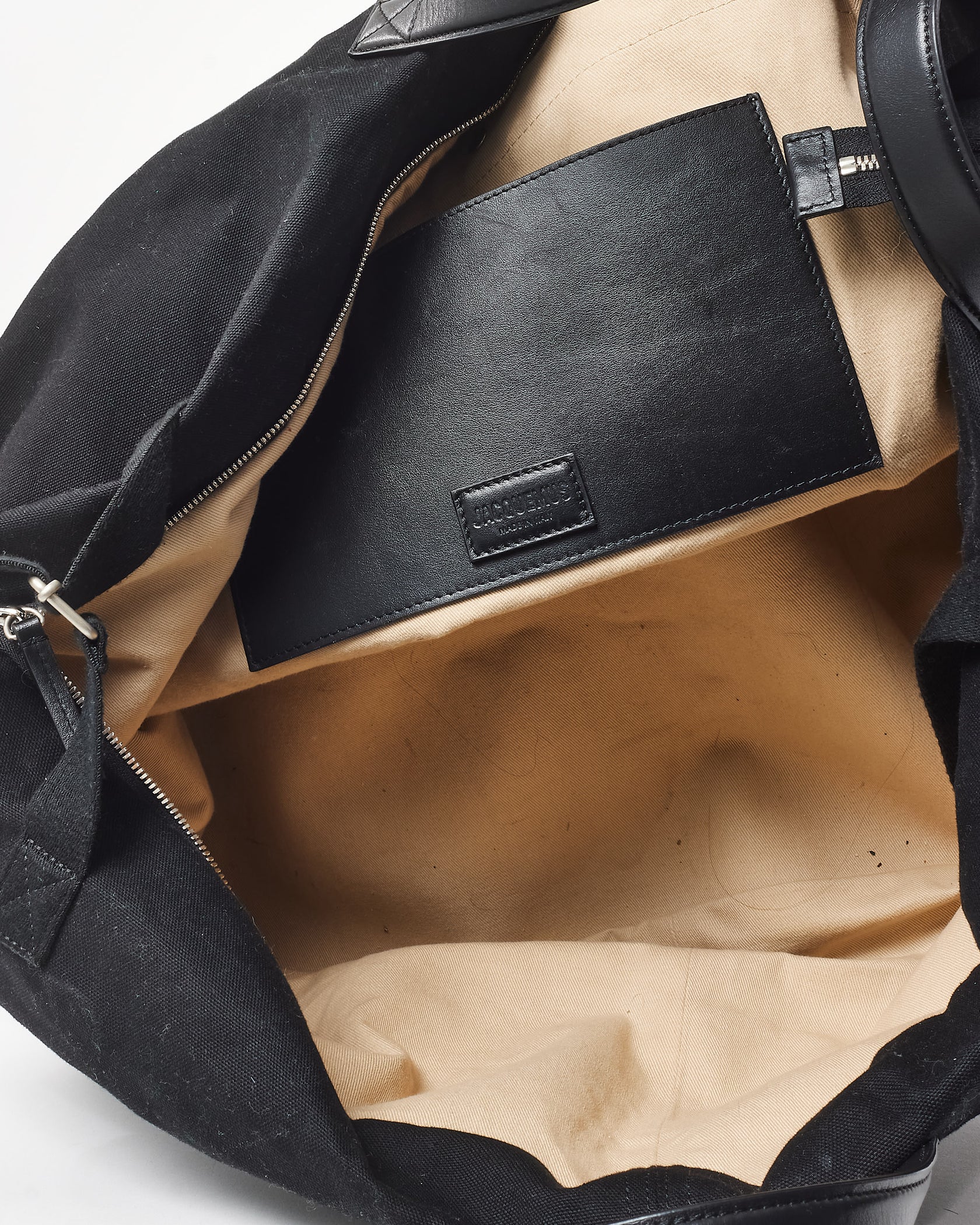 Jacquemus Black Canvas Weekender Travel Bag – RETYCHE