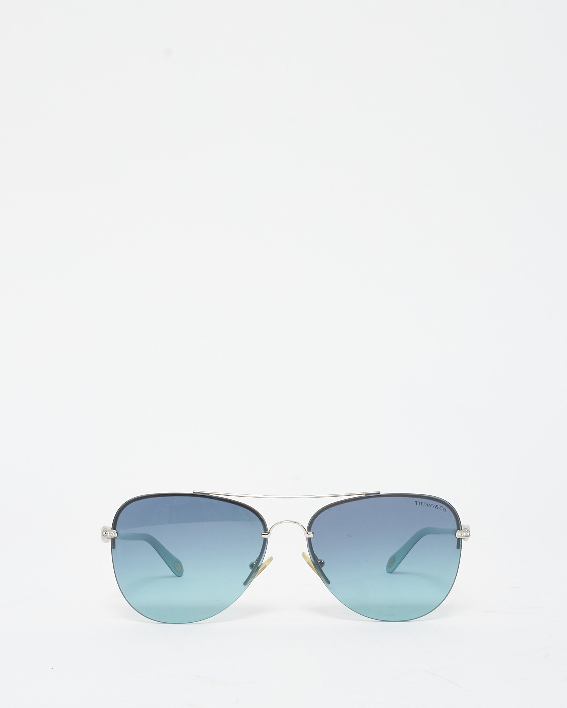 Buy Tiffany & Co. Blue Lens Infinity Aviator 6001/9S Sunglasses ...