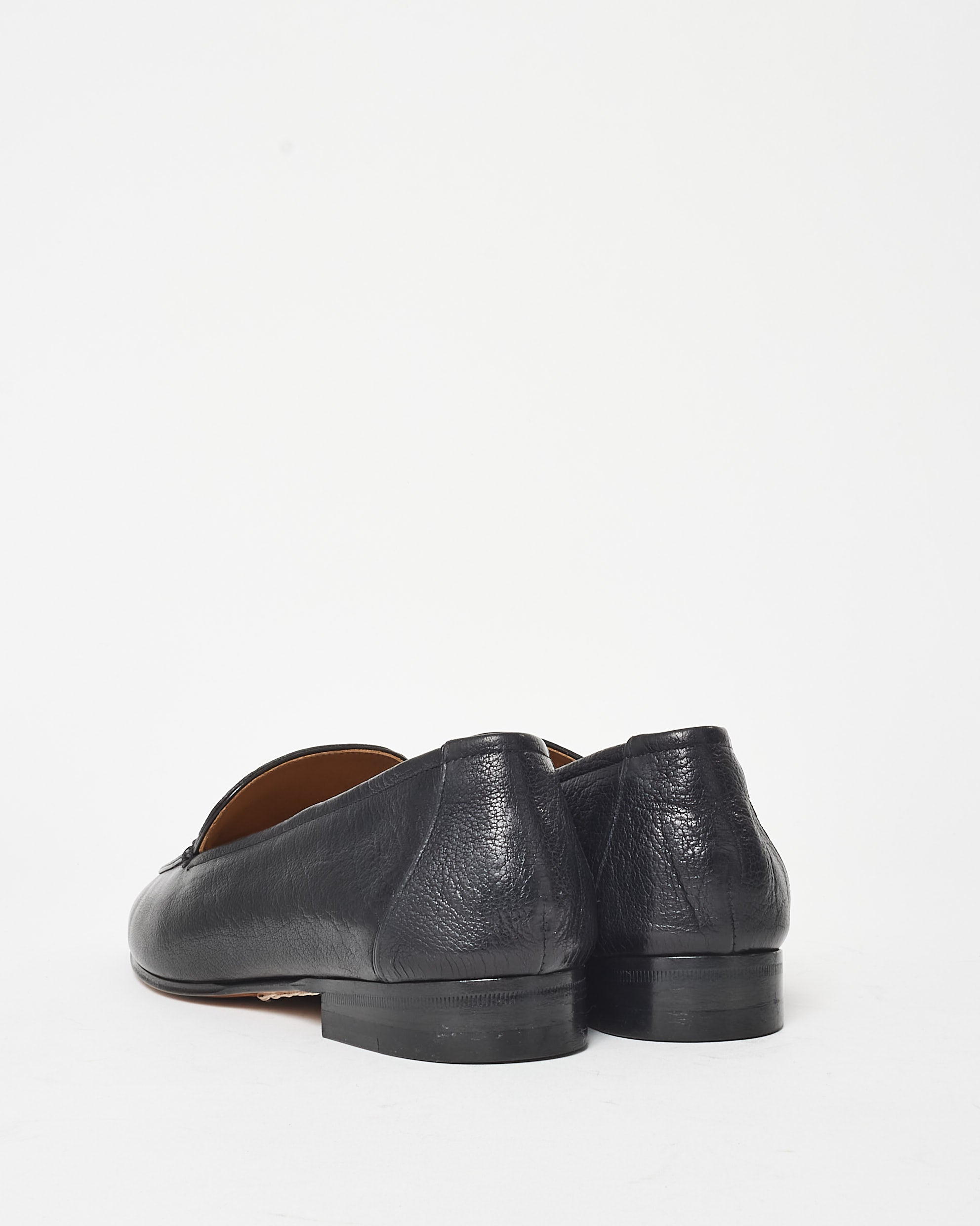 Buy The Row Black Leather Adam Loafers - 38.5 Buy The Row Black Leather Adam Loafers - 38.5