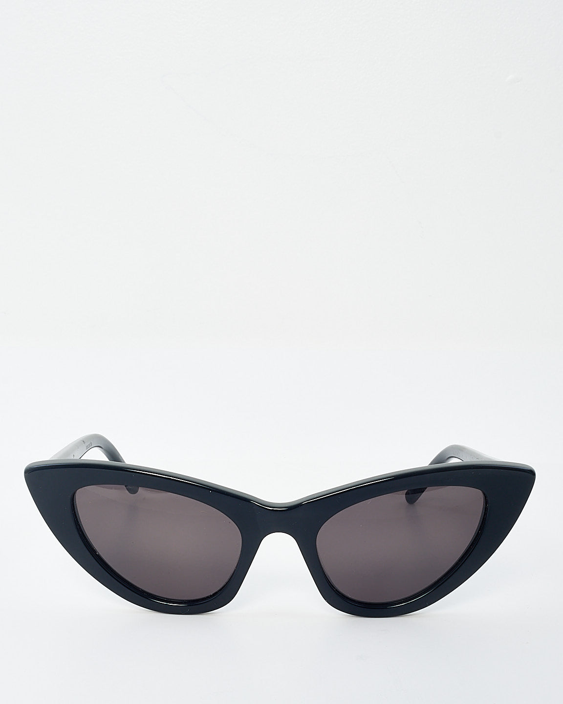 Buy Saint Laurent Black Acetate SL213 Lily Sunglasses - Authenticated ...