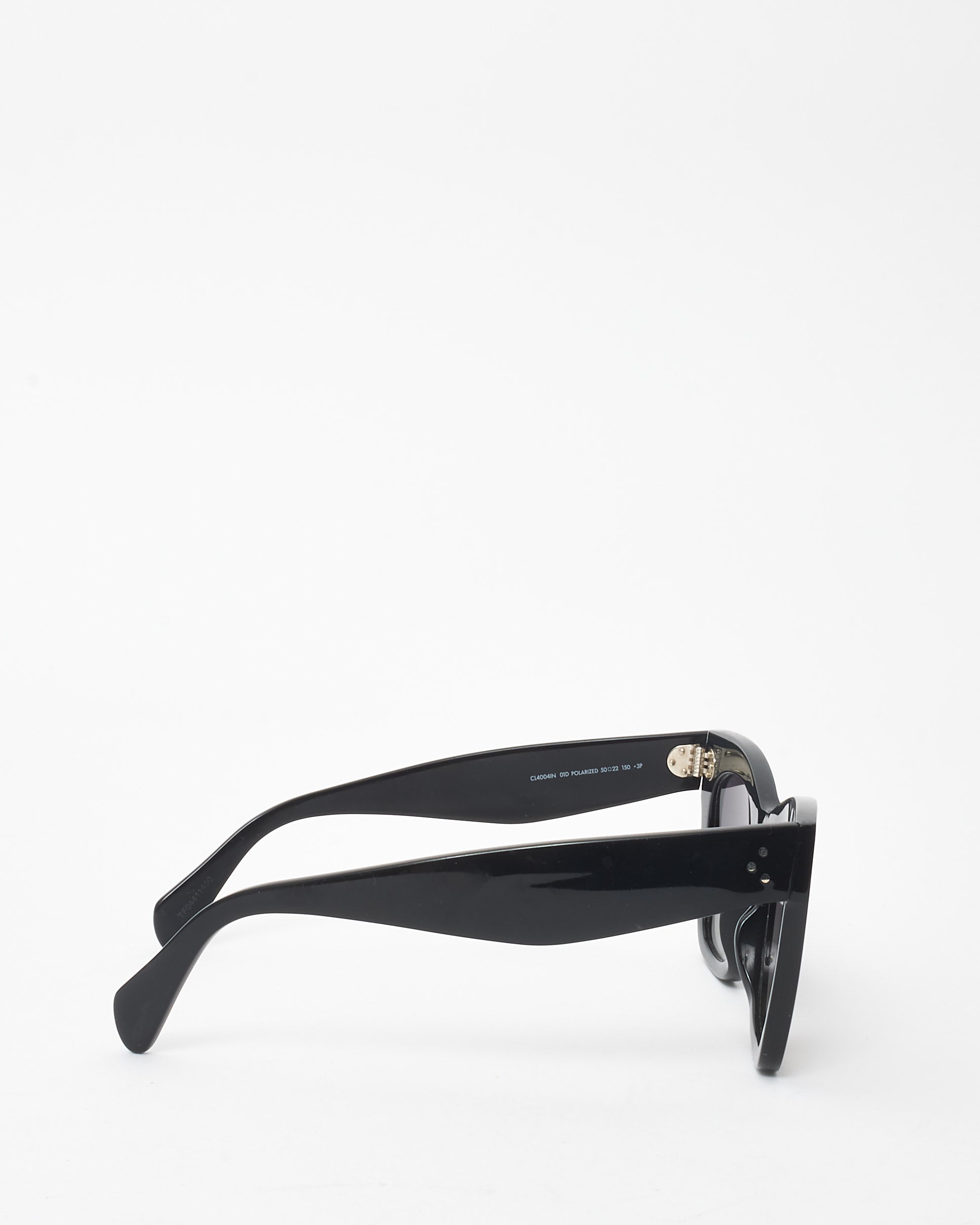 Buy Celine Black Oversized Cat Eye CL4004IN Sunglasses Authenticated Pre Owned RETYCHE